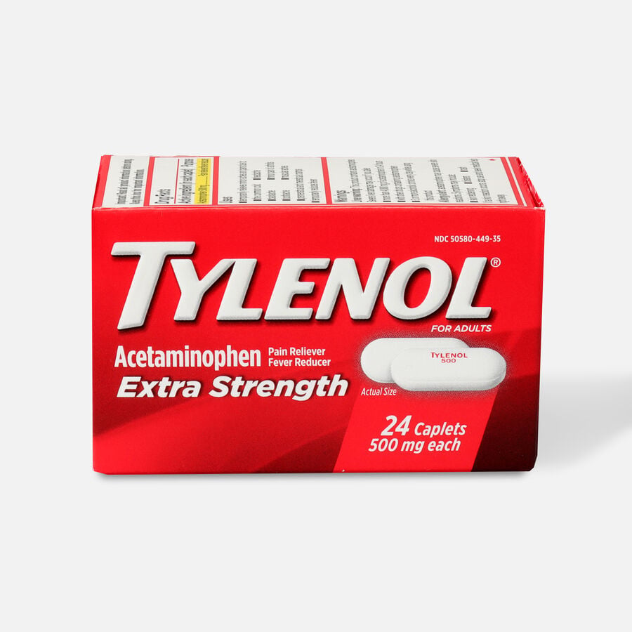 TYLENOL® Extra Strength Caplets 25 Caplets - Poonai Pharmacy & Animal ...
